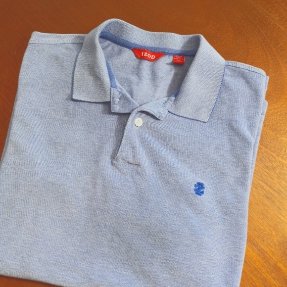Izod | Shirts | Izod Mens Classic Short Sleeve Polo Shirt Textured Knit ...